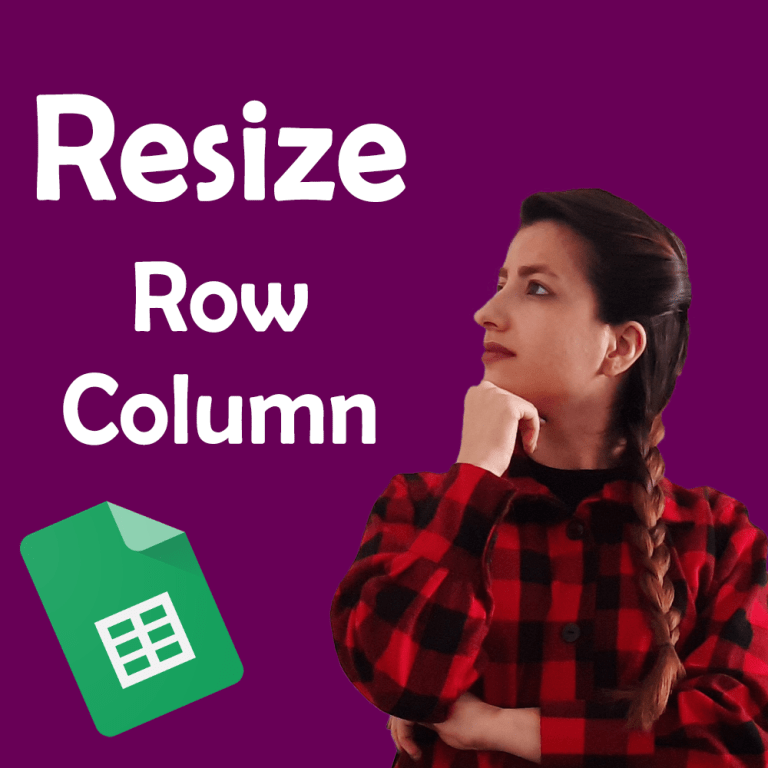 How to Resize Rows and Columns in Google Sheets [Manually and Automatically] » Spreadsheets Facts